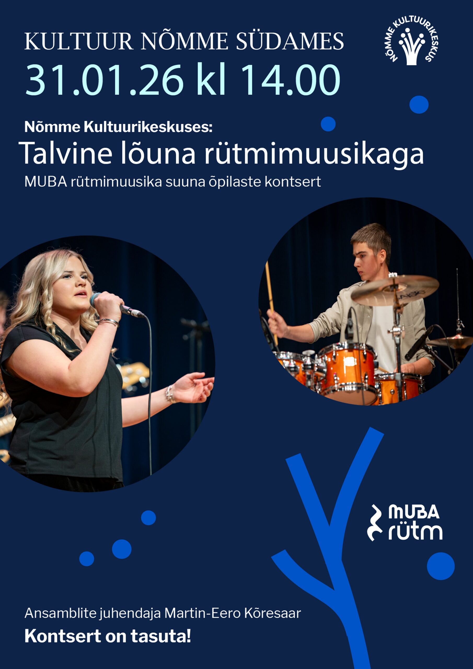 Talvine lõuna rütmimuusikaga - Tallinna Muusika- ja Balletikool MUBA